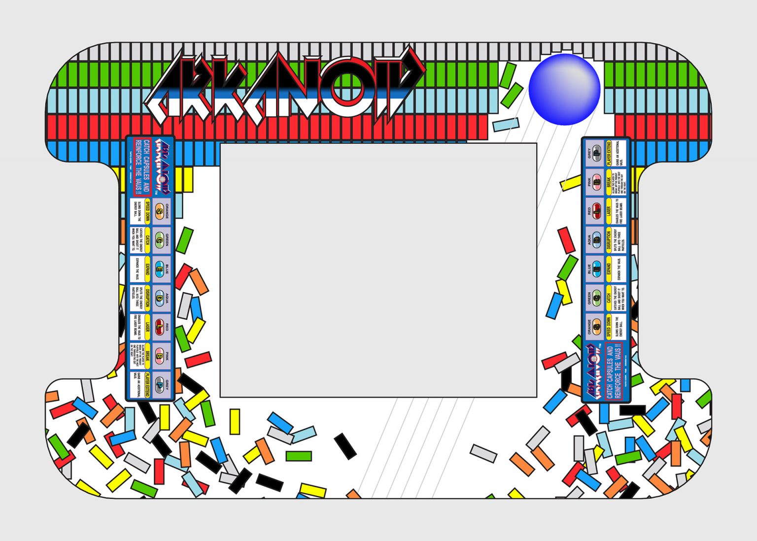 Pac-Man Cocktail Table Underlayment (Reproduction) - The Geek Pub
