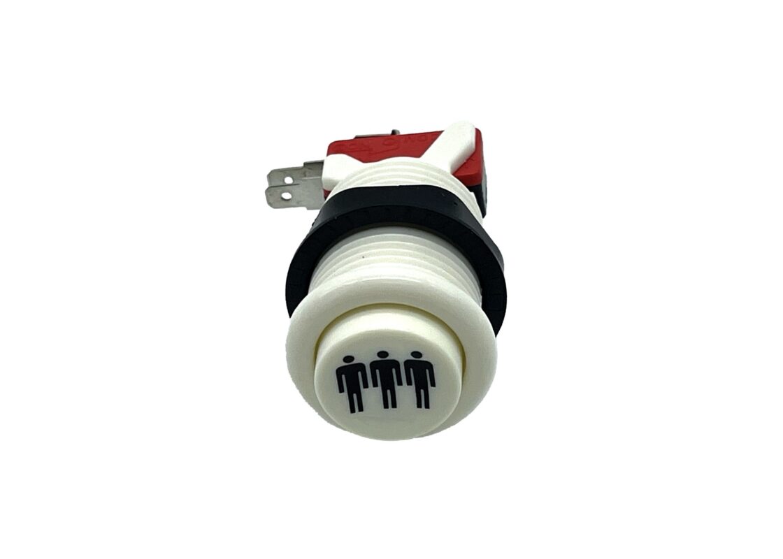 Blue American Arcade Button 30mm - The Geek Pub